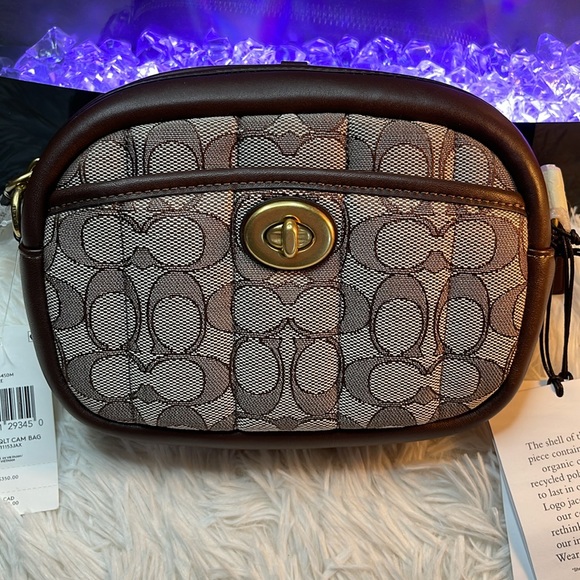 Coach | Bags | Coach Womens Small Camera Bag In Signature Jacquard With ...